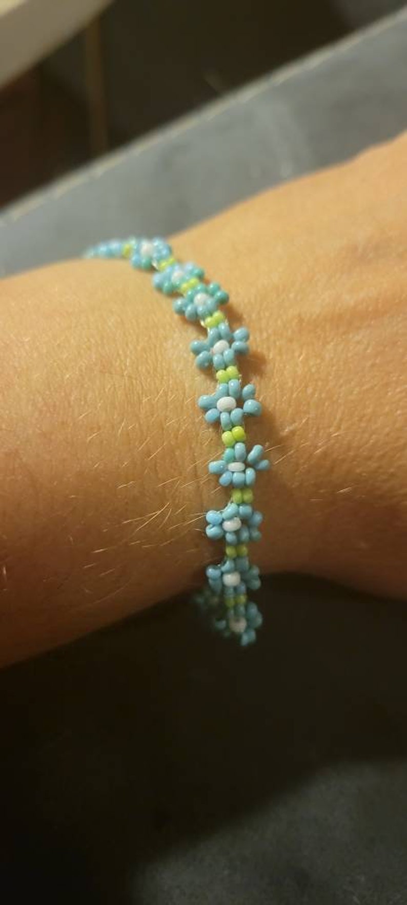 Elastic Daisy Chain Bracelets - Etsy