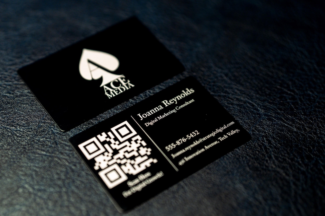 Custom Metal Business Cards - 0.8mm Thick | Personalized Engraved ...