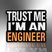 Trust Me I'm an Engineer Enamel Lapel Pin, Funny Badge, Birthday Gift ...