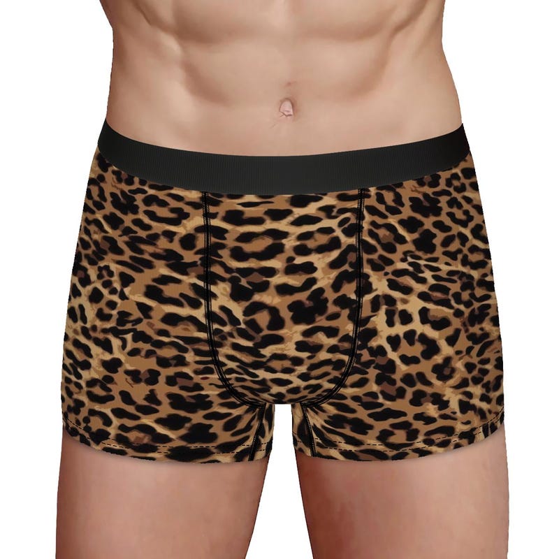 Leopard Boxer Briefs for Men - Etsy