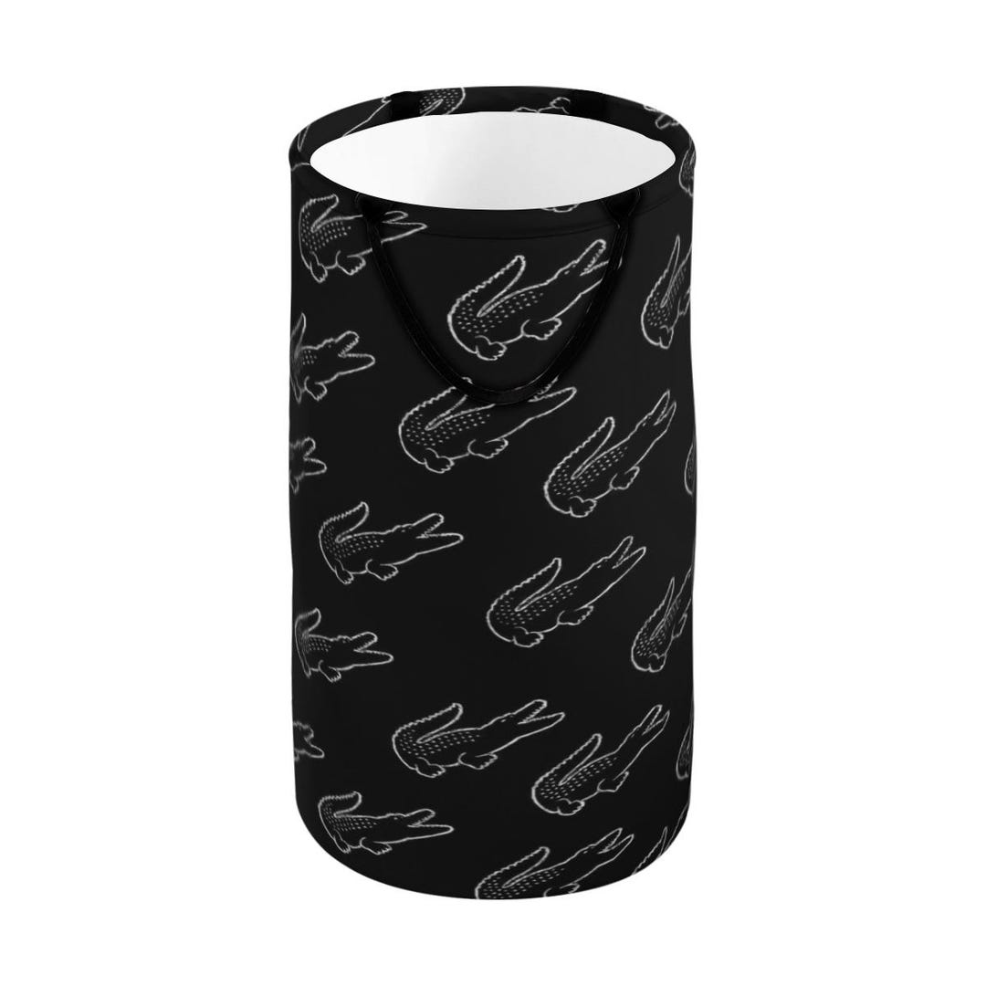 Black Crocodile Design Laundry Basket, Stylish Modern Storage Solution ...