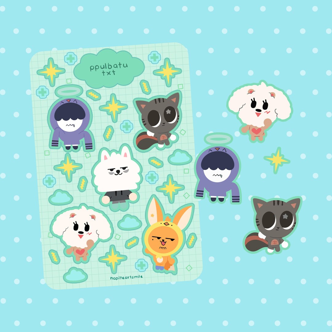 Ppulbatu Vinyl Sticker Sheet - Etsy