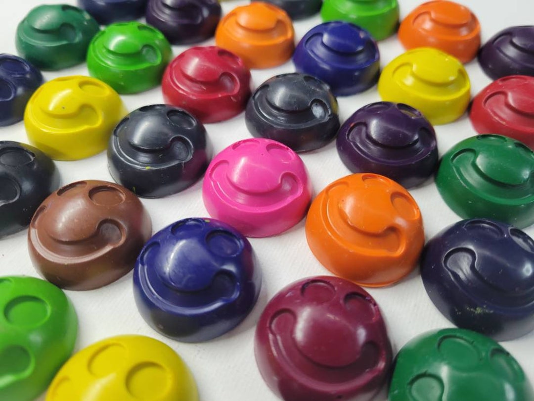 Coloring Crayons Smiley Happy Faces - Etsy
