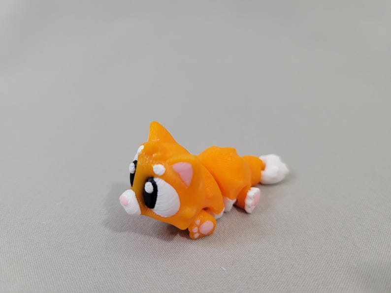 Cubicle Critters Articulated Cat House Diorama Desk Decor Scene 3D ...