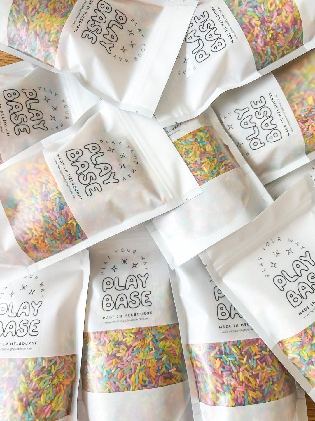 Rainbow Sensory Play Base | Sensory Play Base | Sensory Bin Filler ...