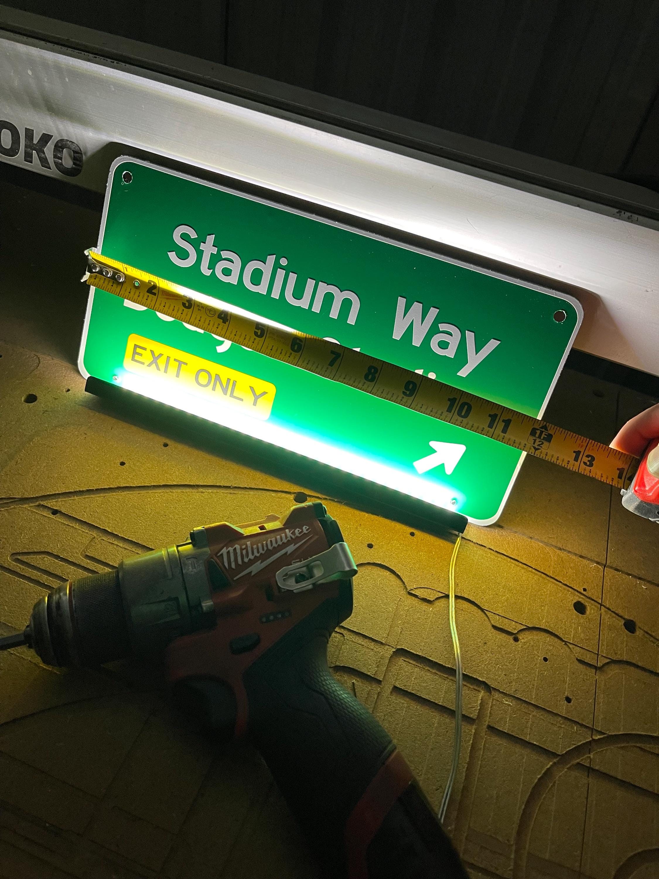 Stadium Way Dodger Stadium Freeway Exit Sign - Etsy
