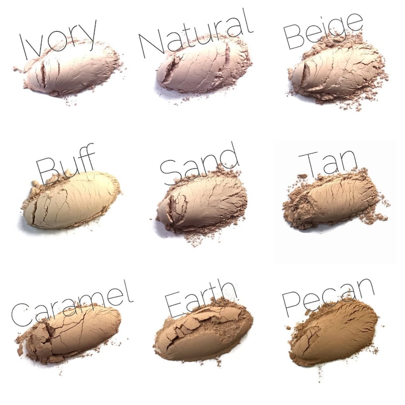 Buff Shade Light Golden Warm Vegan Mineral Foundation - Etsy