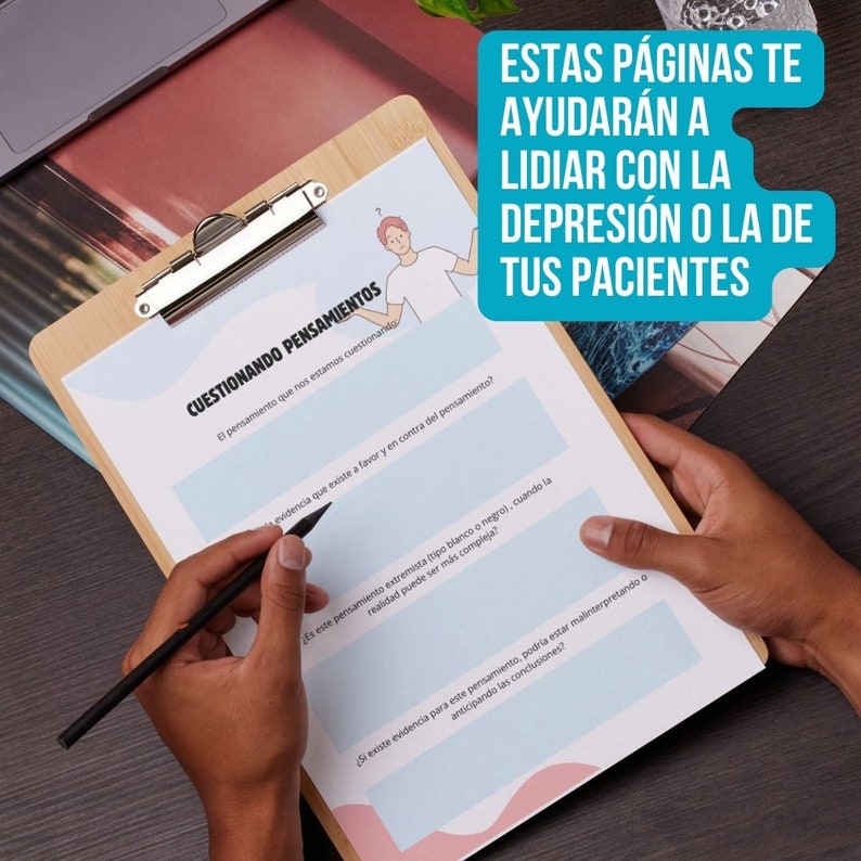 Depression Worksheets, Mental Health Therapy Worksheets, Mental Health ...