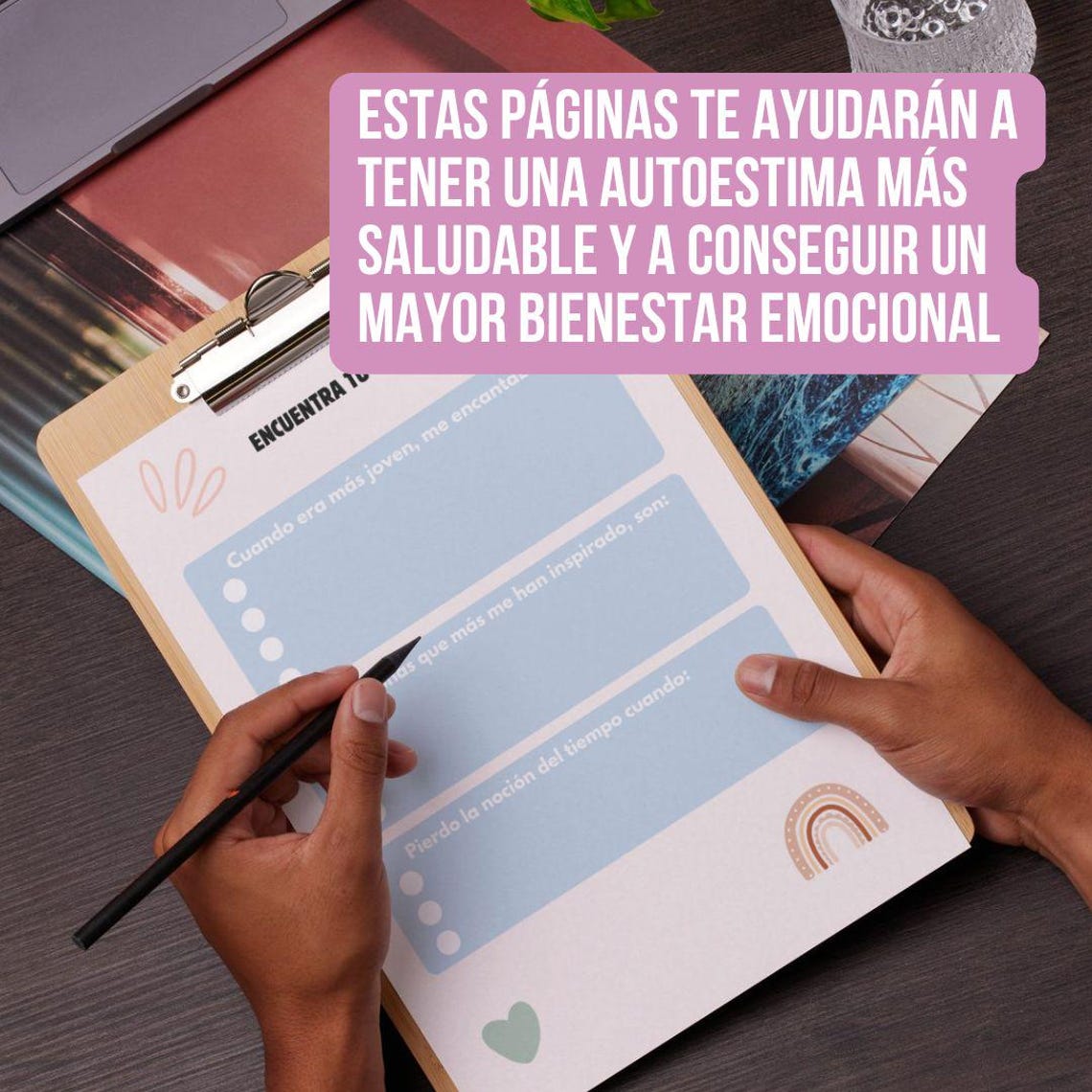 Hojas para trabajar la Autoestima, Hojas de Trabajo Amor Propio, Diario ...