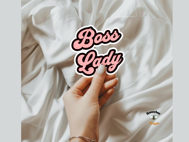 Boss Lady Motivational Stickers for Focus & Inspiration - Colourful ...