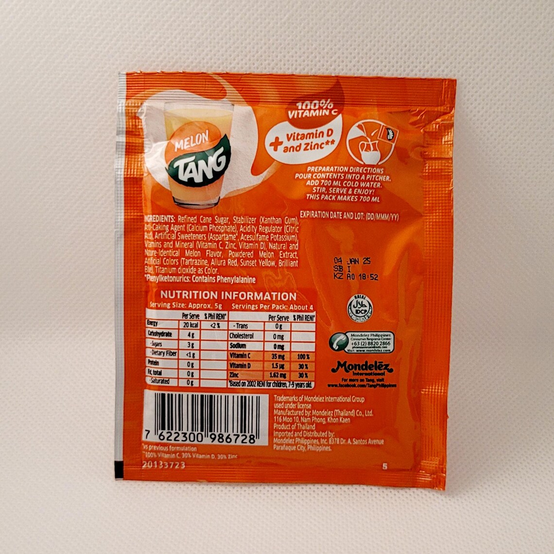 TANG Instant Drink Mix 19g MELON 1 Pouch - Etsy