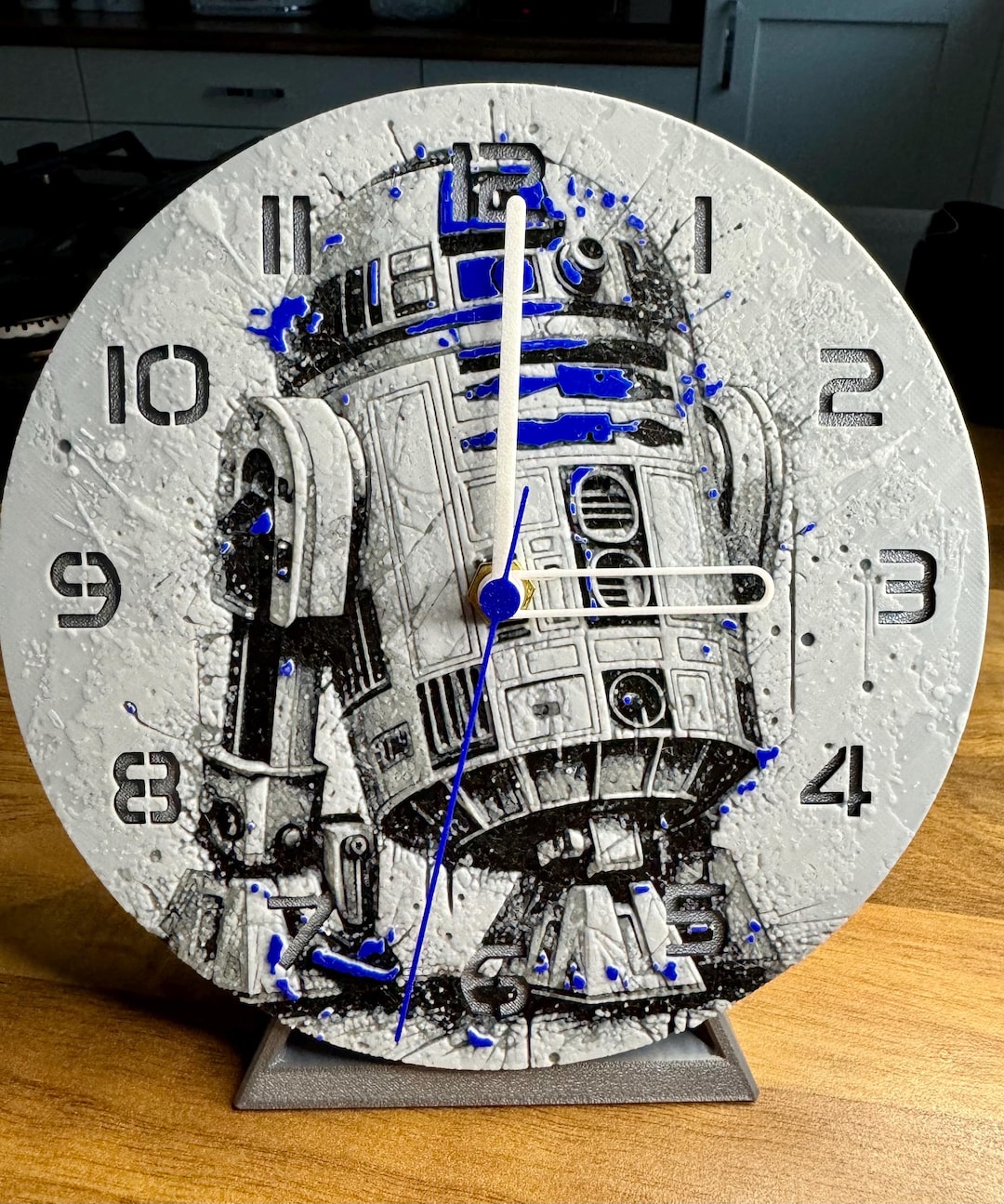 Star Wars R2D2 Desk Top Clock 3D Printed - Etsy UK
