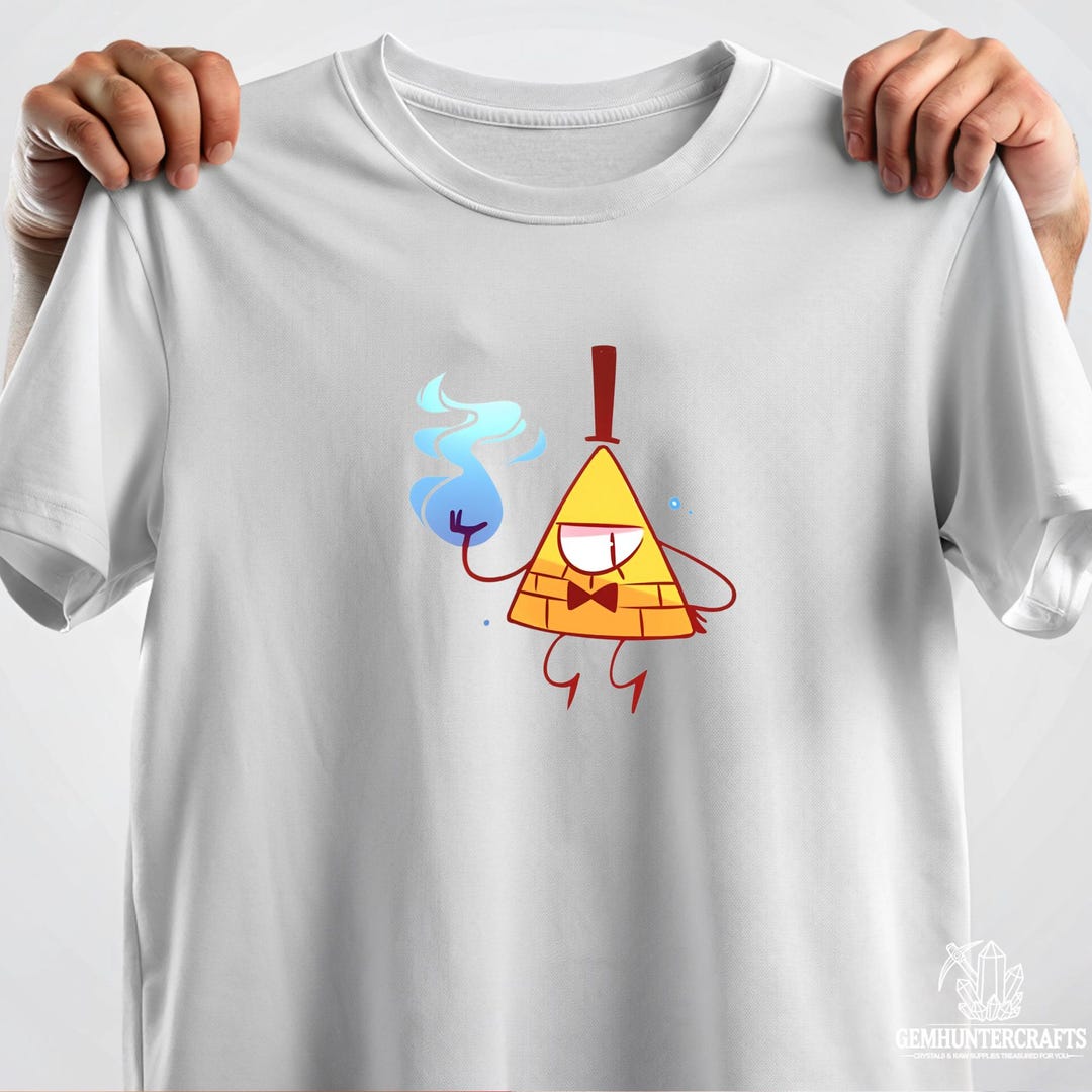 Bill Cipher T-shirt - Custom Gravity Falls Inspired Art Shirt, Dipper ...