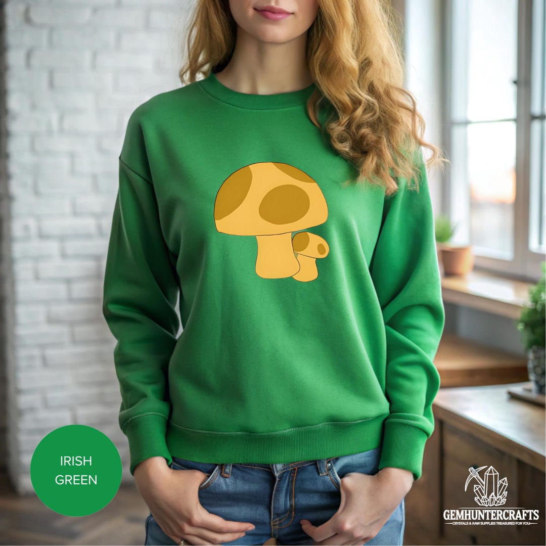 Mabel Pines Green Mushroom Sweatshirt - Gravity Falls Cosplay - Etsy