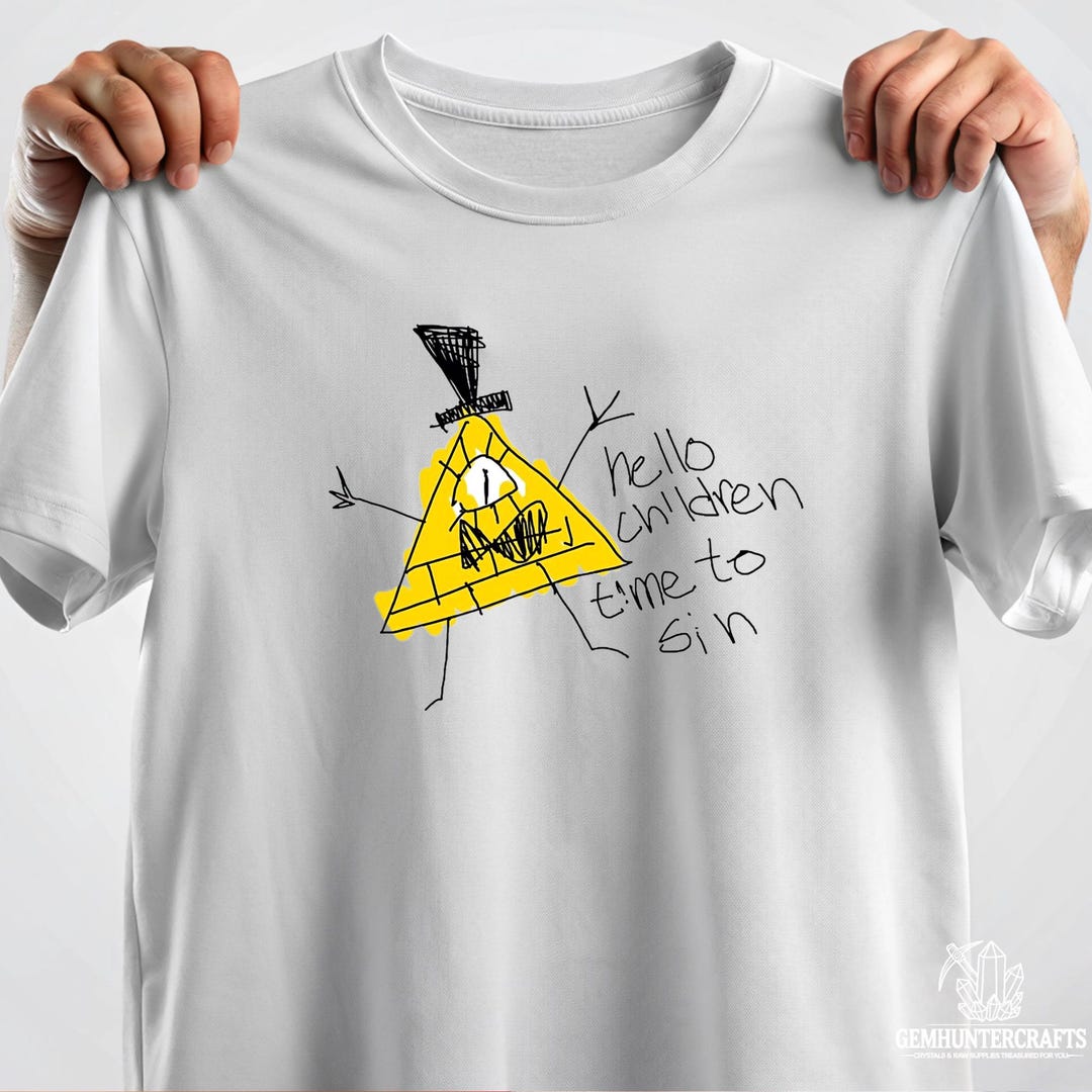 Bill Cipher Time to Sin T-shirt - Custom Gravity Falls Inspired Art ...
