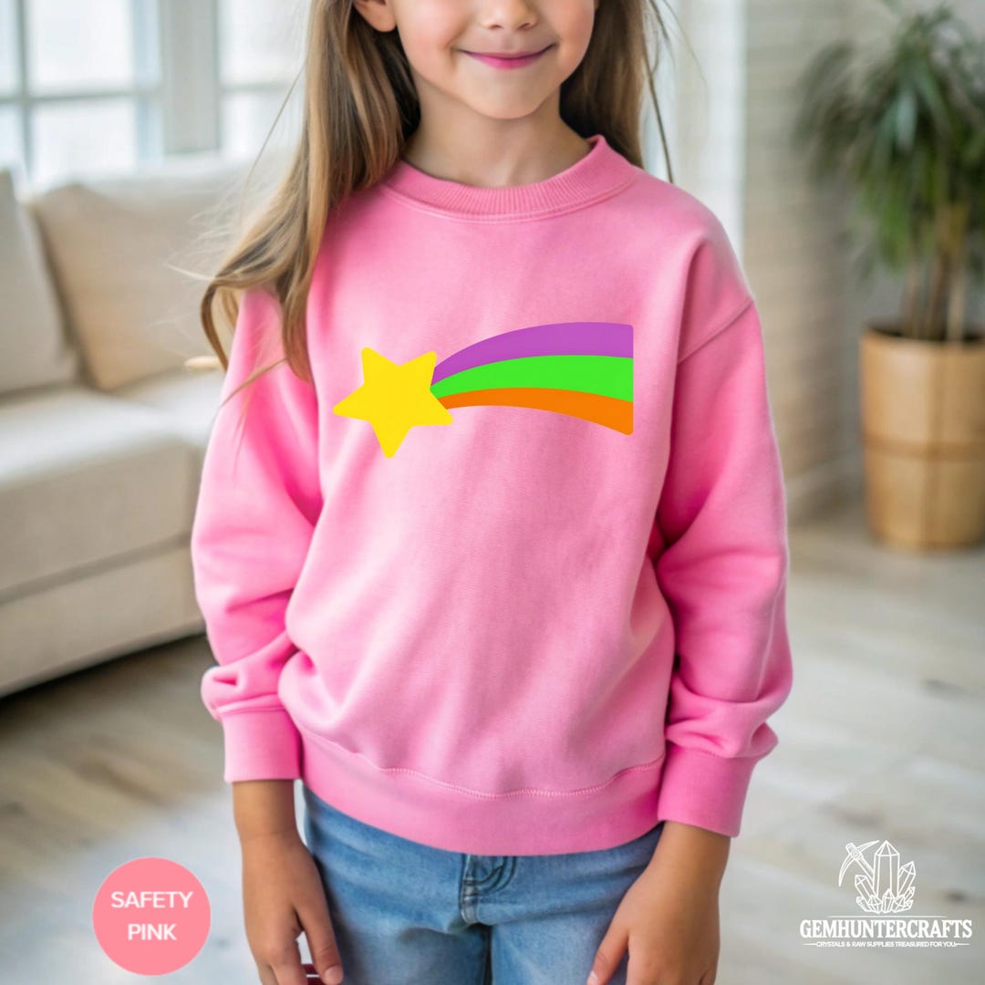 Mabel Pines Rainbow Star Sweatshirt - Gravity Falls Cosplay - Etsy