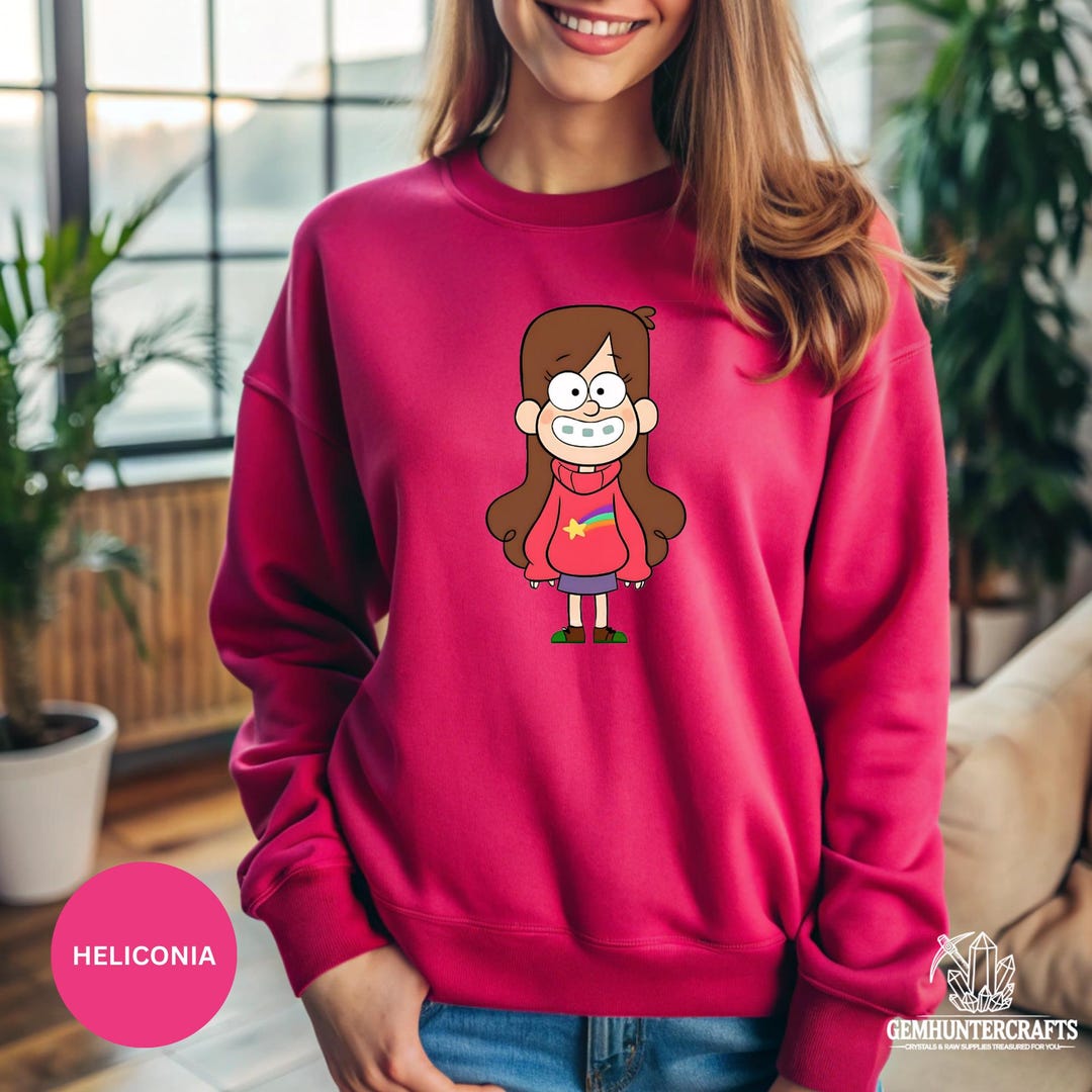 Mabel Pines Portrait Sweatshirt, Mable Sweater for Gravity Falls Fans ...