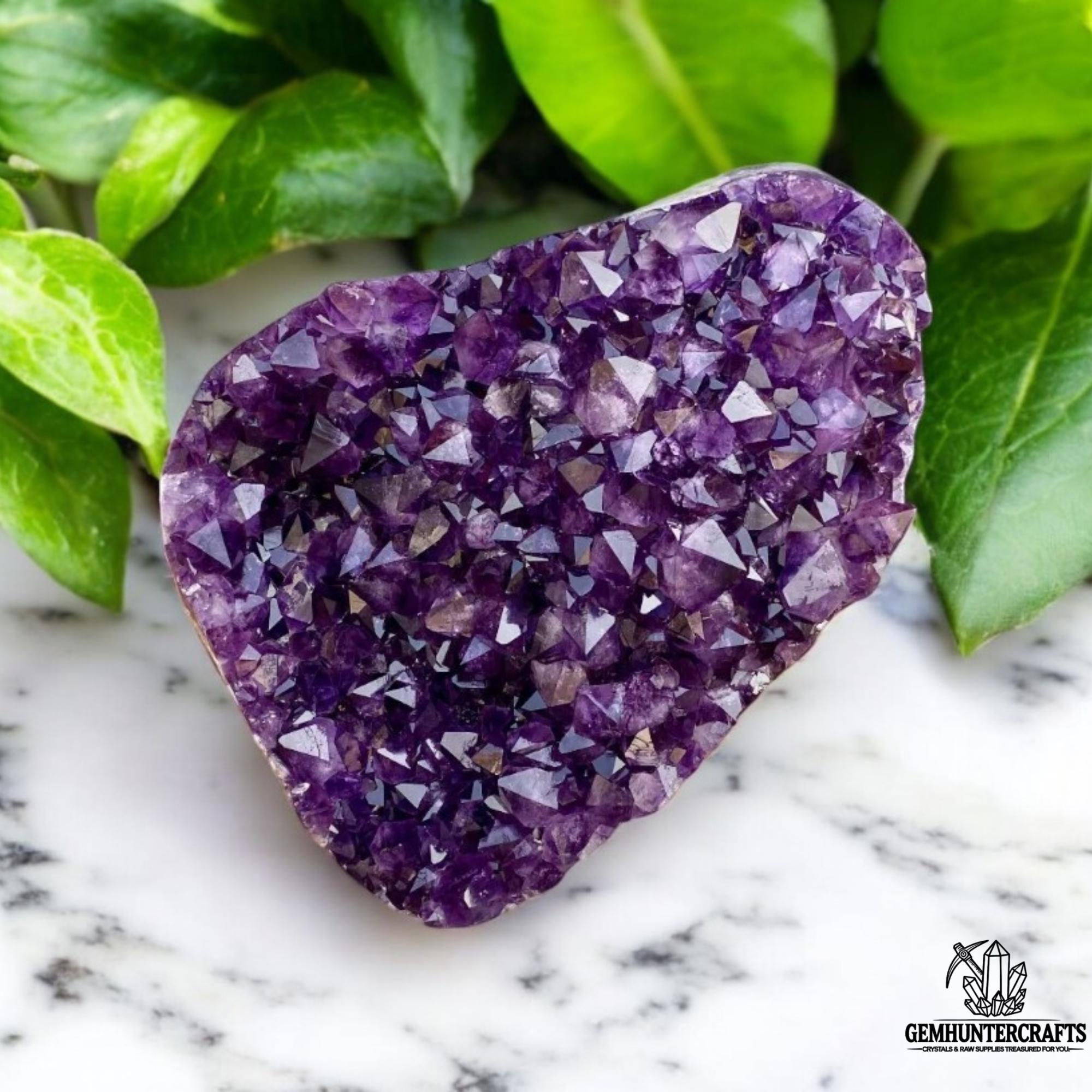 Large Natural Amethyst Cluster: Raw Geode Crystal for Home Decor - Etsy