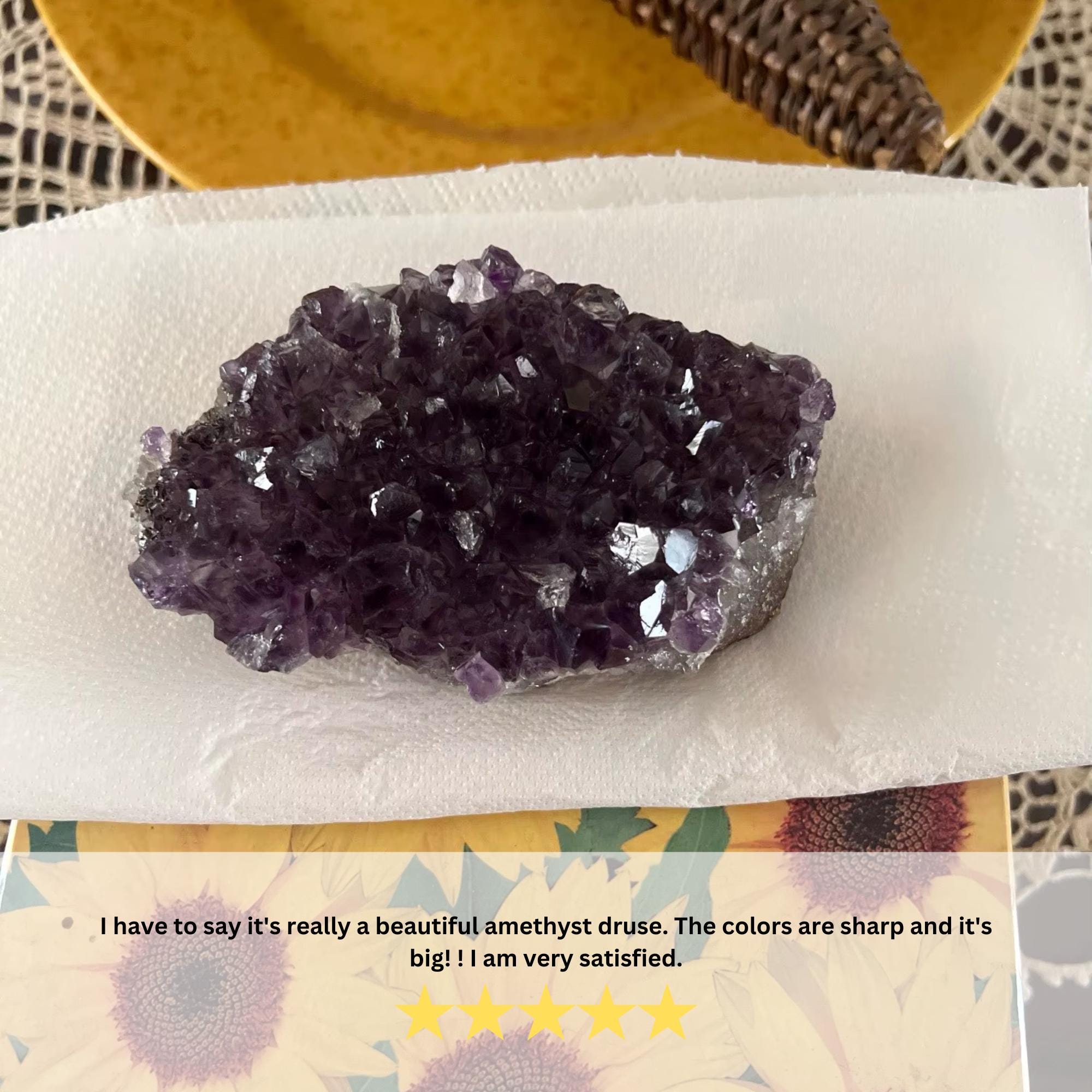 Large Natural Amethyst Cluster: Raw Geode Crystal for Home Decor - Etsy