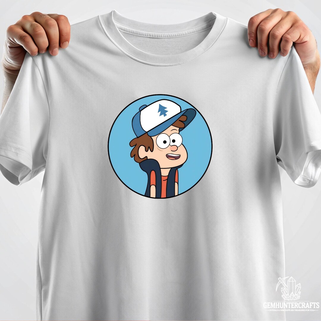 Dipper Pines T-shirt - Custom Gravity Falls Inspired Art Shirt, Dipper ...