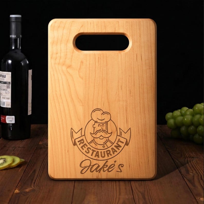 Personalized Maple Cutting Board, Custom Engraved Business Promotional ...