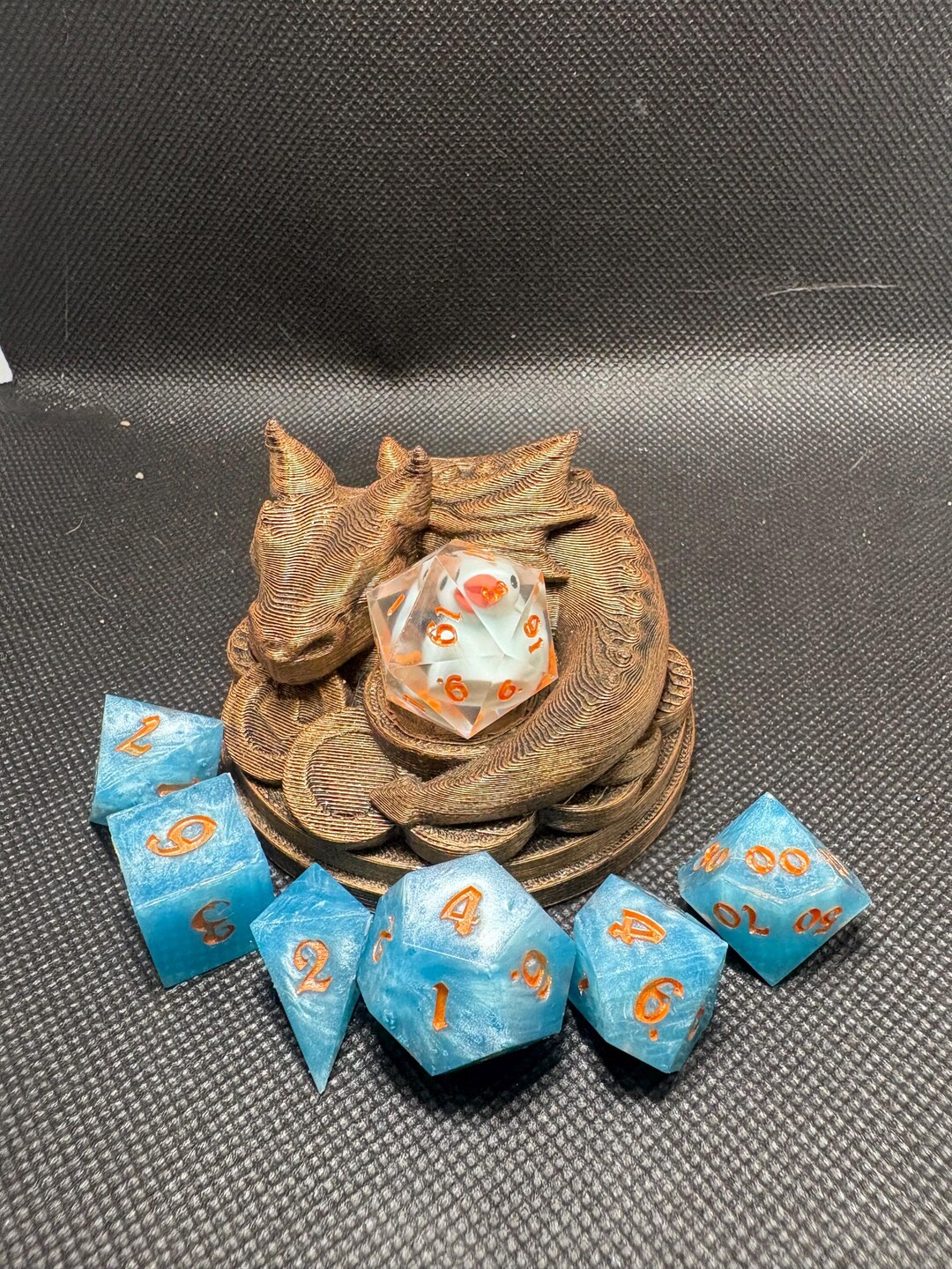Light Blue Rubber Duck Full Dnd Set of Dice - Etsy