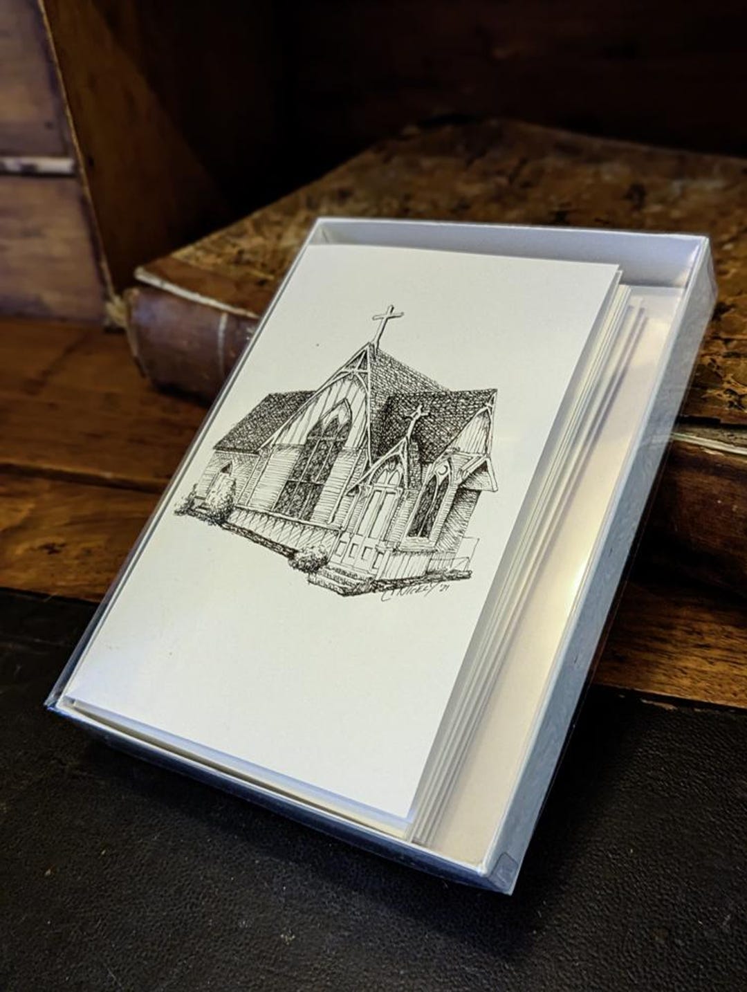 St. Paul's Hand-drawn Church Notecards: Pen & Ink Art of Iconic ...