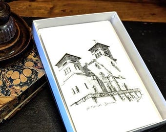 Mesa Hand-drawn Church Notecards: Pencil Art of Iconic Churches ...