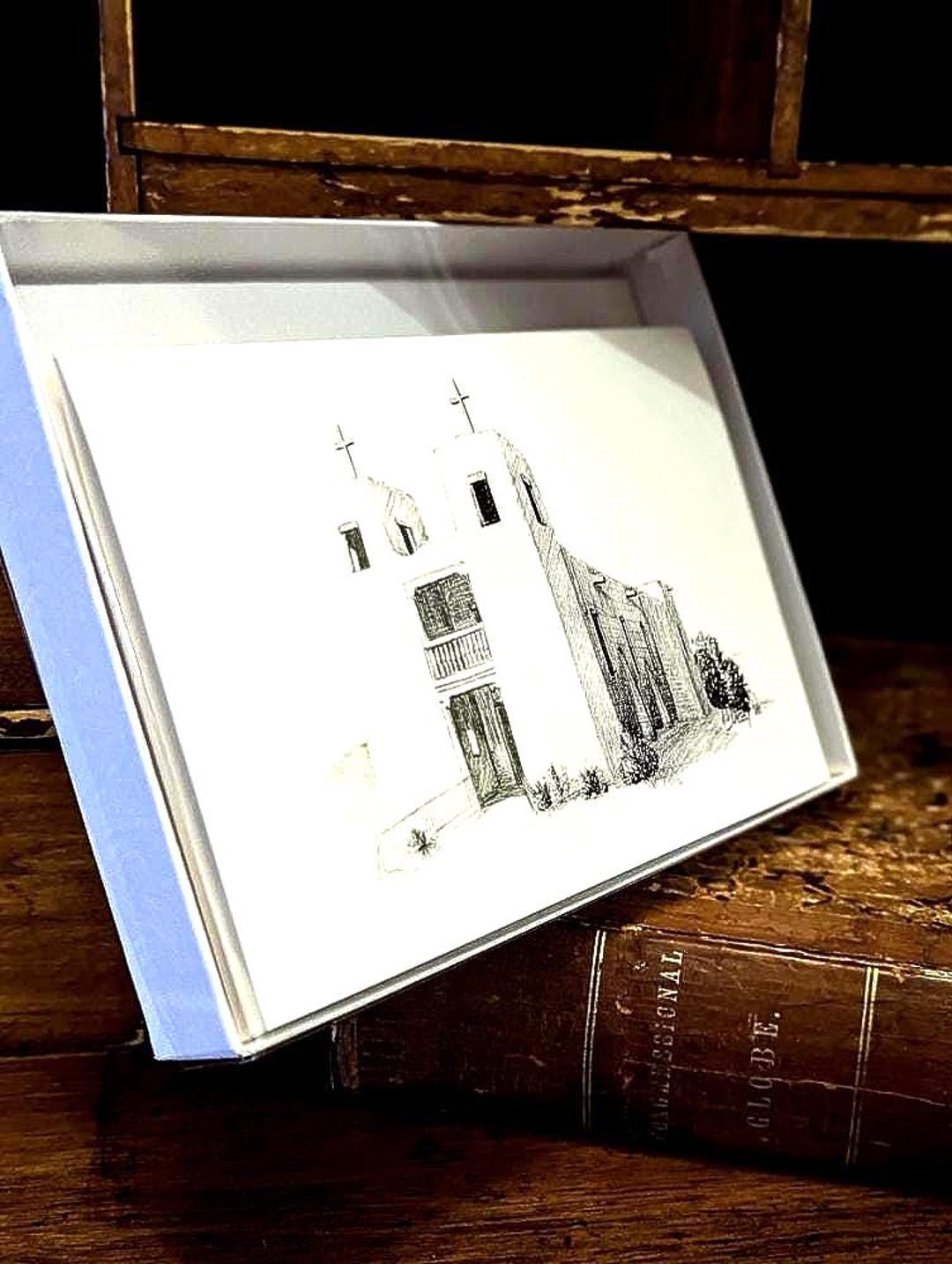 Mesa Hand-drawn Church Notecards: Pencil Art of Iconic Churches ...