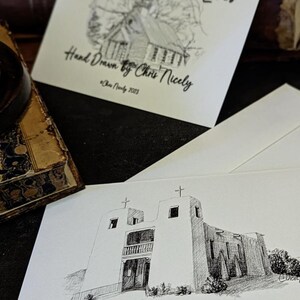 Mesa Hand-drawn Church Notecards: Pencil Art of Iconic Churches ...