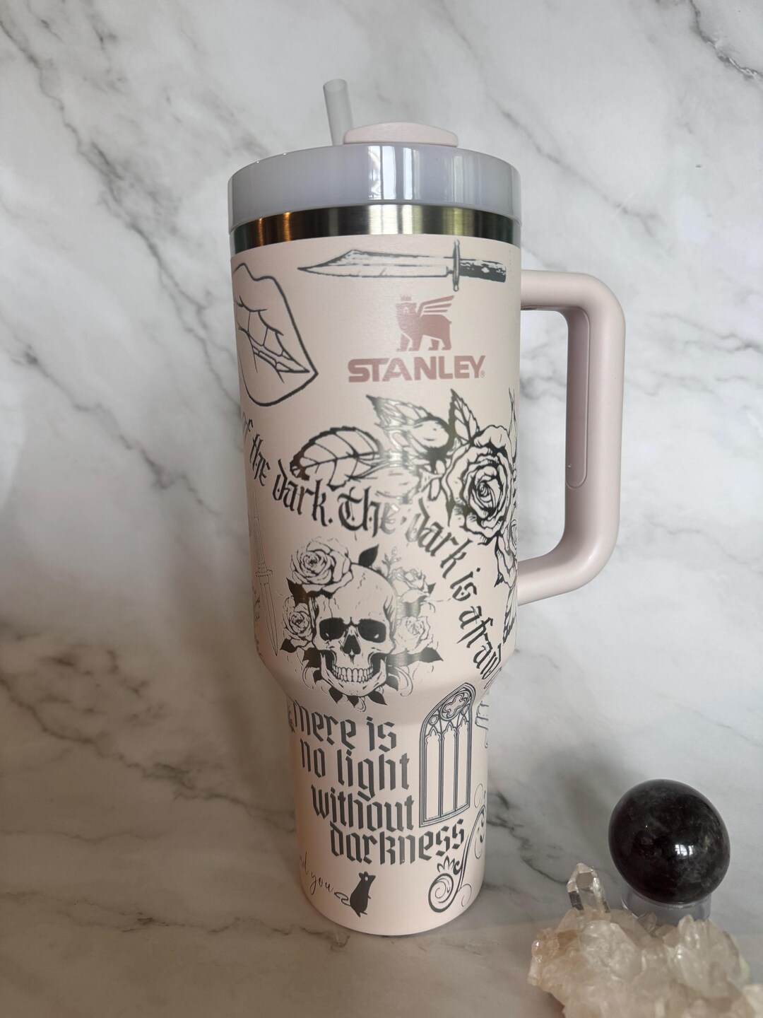 Haunting Adeline Inspired Stanley | Custom 40 Oz Tumbler | Dark Romance ...