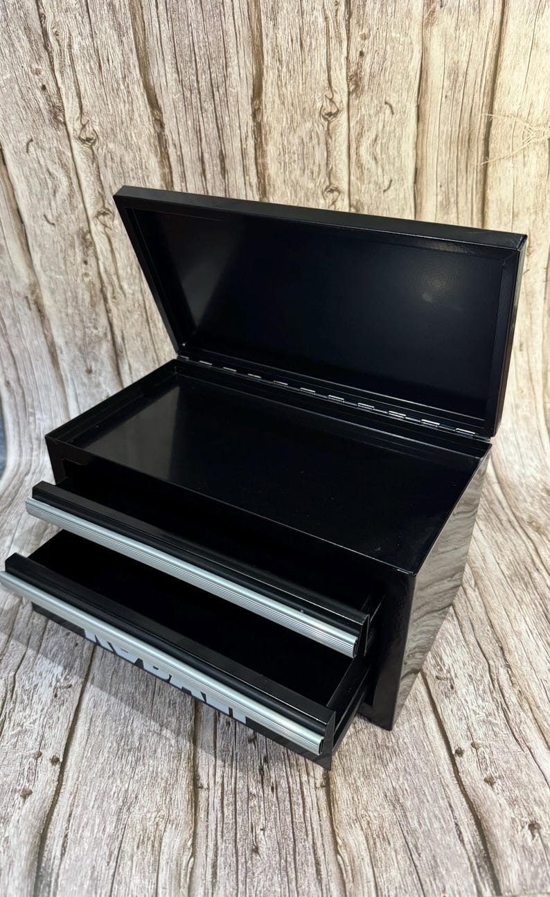 Custom Mini Tool Box. Personalized Craft Organizer. Laser Engraved Tool ...