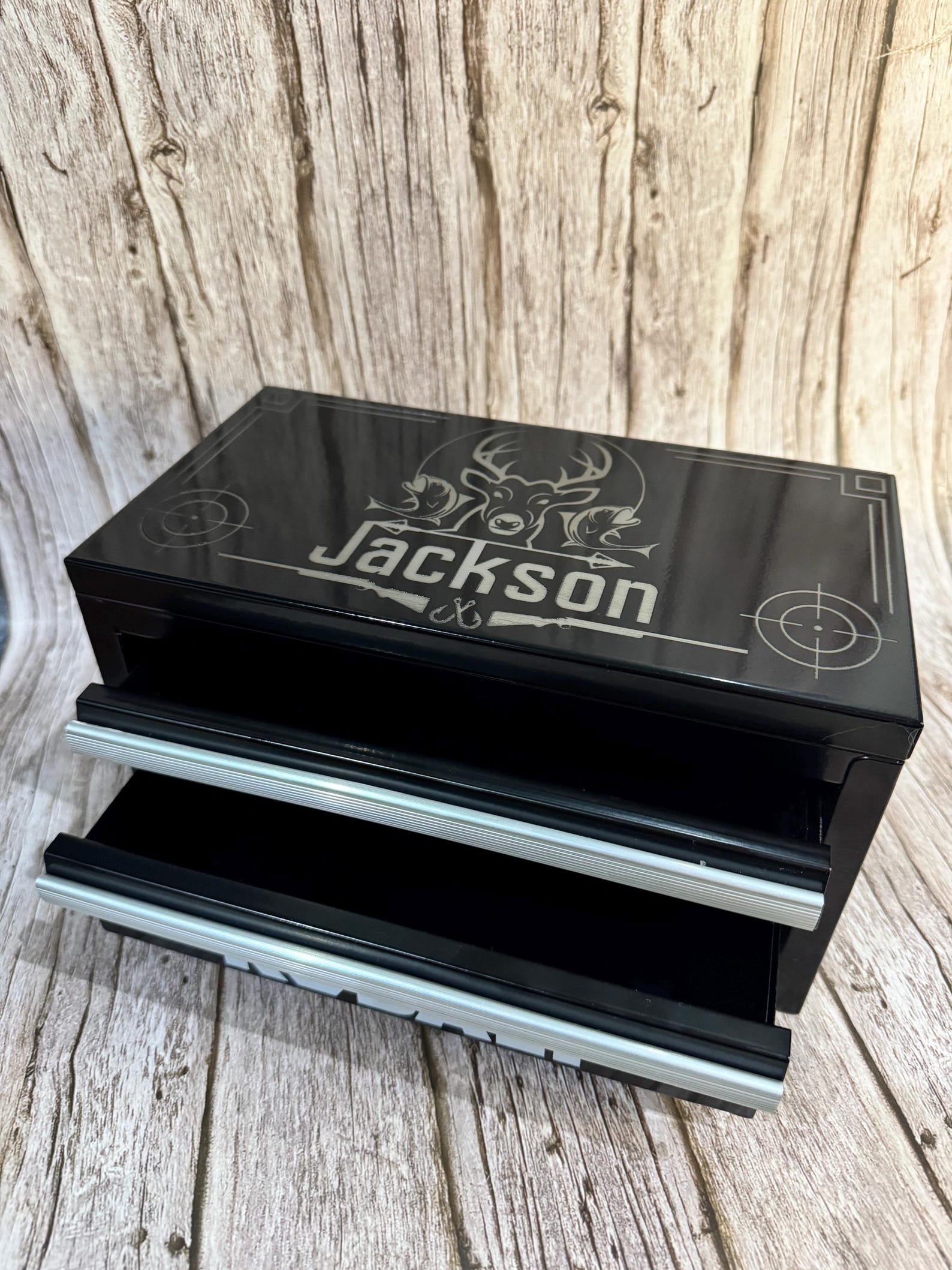 Custom Mini Tool Box. Personalized Craft Organizer. Laser Engraved Tool ...