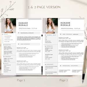 Professional Resume Template | Modern & Elegant CV Design 2024 | 1-2 ...