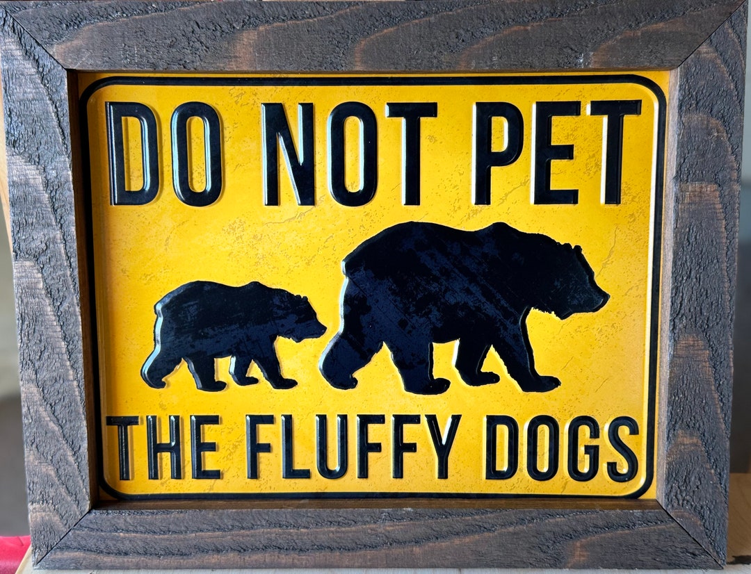 Rustic Bear Sign - Etsy