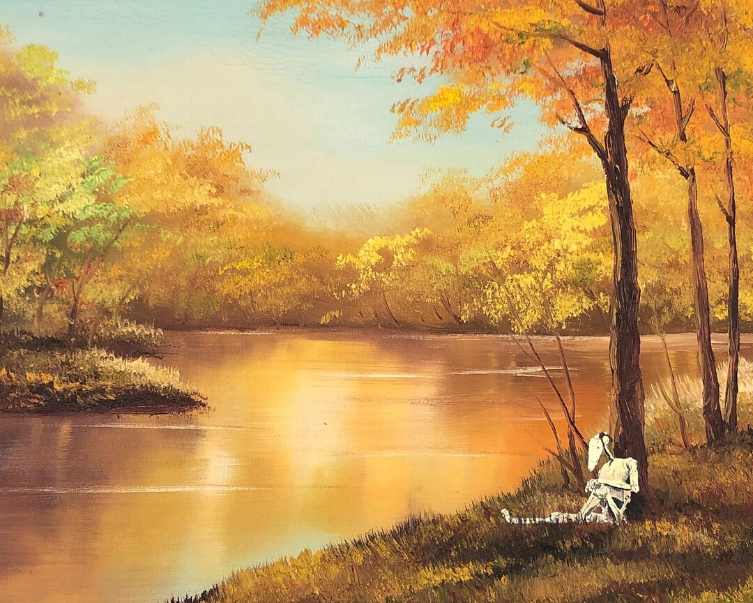 Battle Droid Upcycled Thrift Store Painting Star Wars Fine Art Print ...