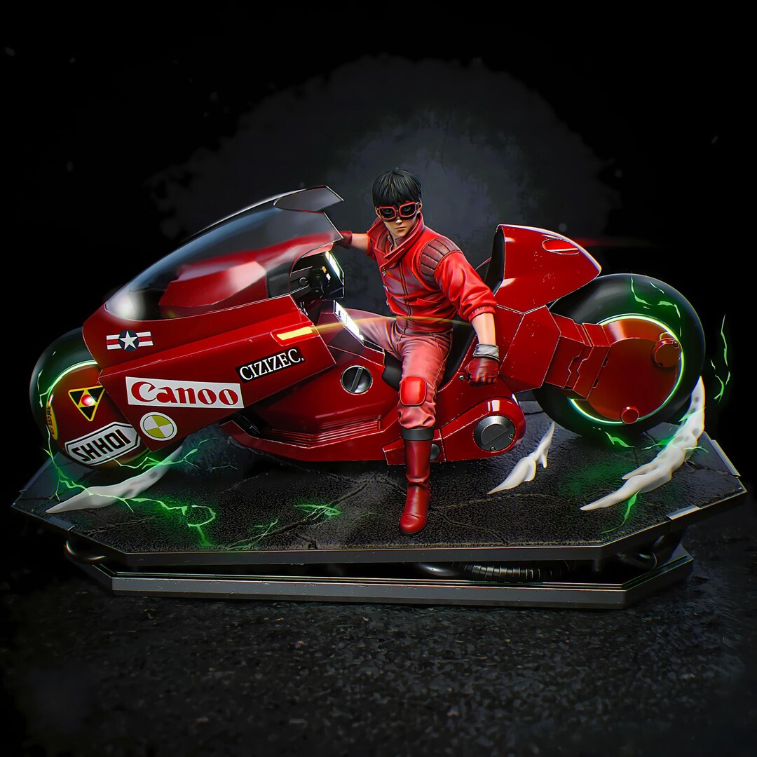 3D Printable STL Figure Kaneda Akira | Premium Anime Geek File | Otaku ...