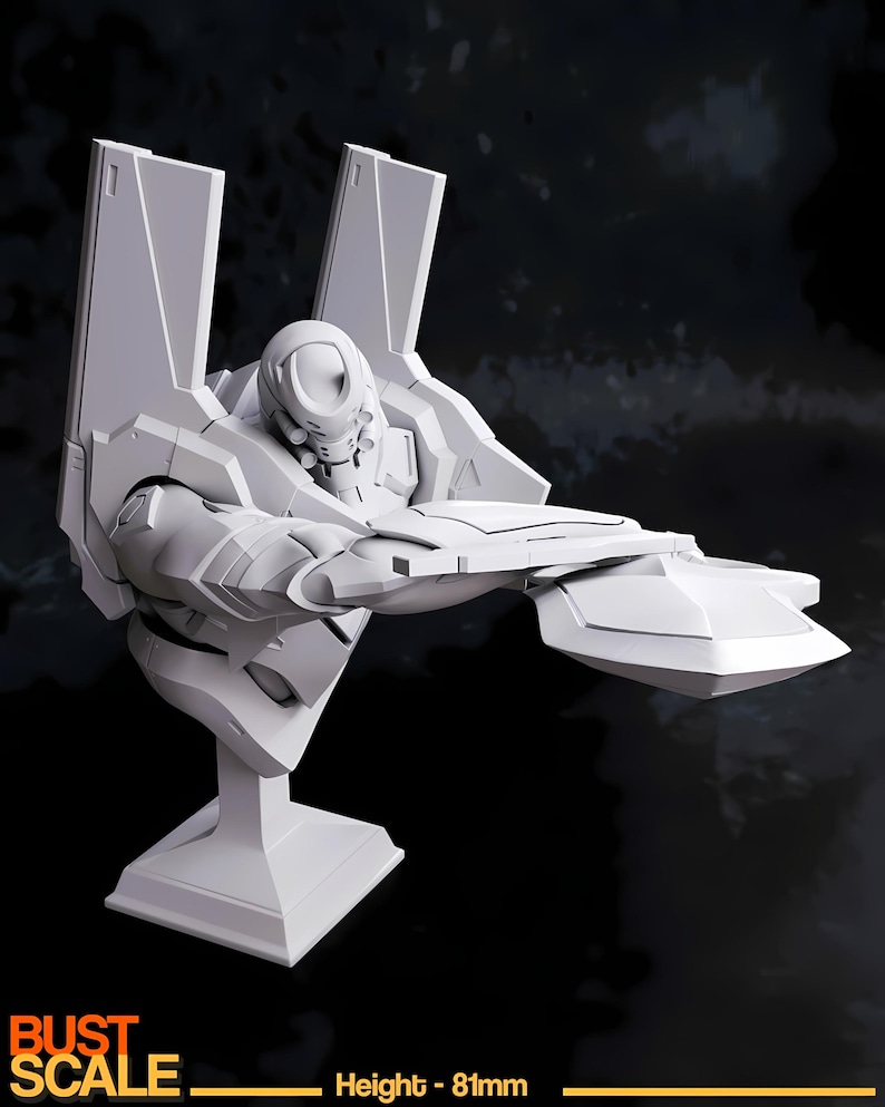 Figura 3D STL imprimible de Eva 02 Evangelion Otaku | Archivo premium ...