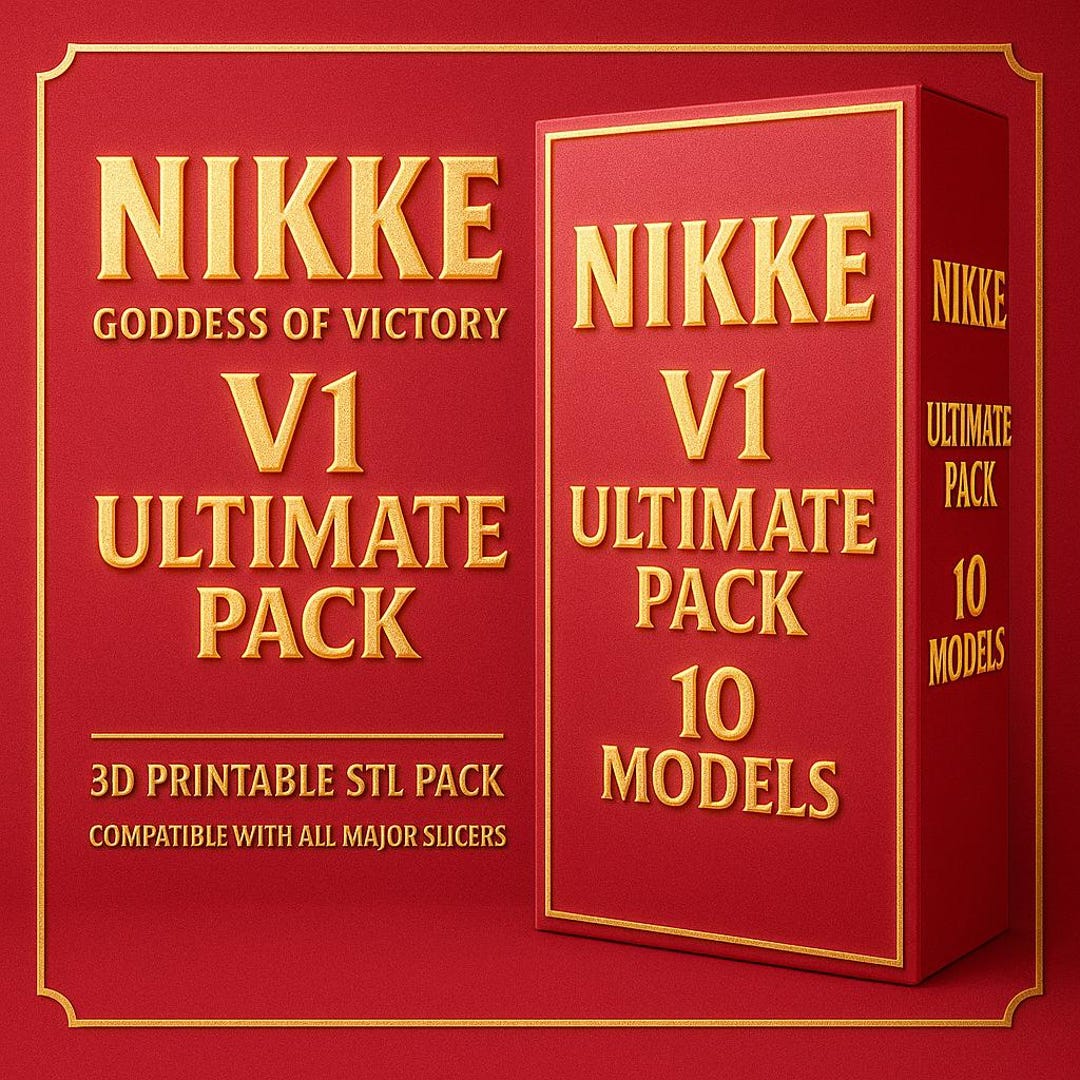 STL Figure 3D Pack STL Figurines Nikke V1 – 10 Printable Anime Models ...