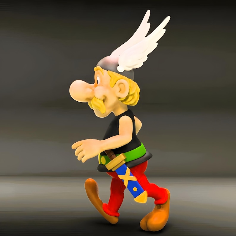 Asterix Anime Print STL File - Digital Download - Etsy