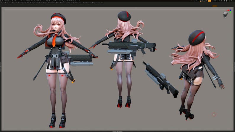 3D Printable STL Files Rapi Nikke Goddess of Victory | Premium Anime ...