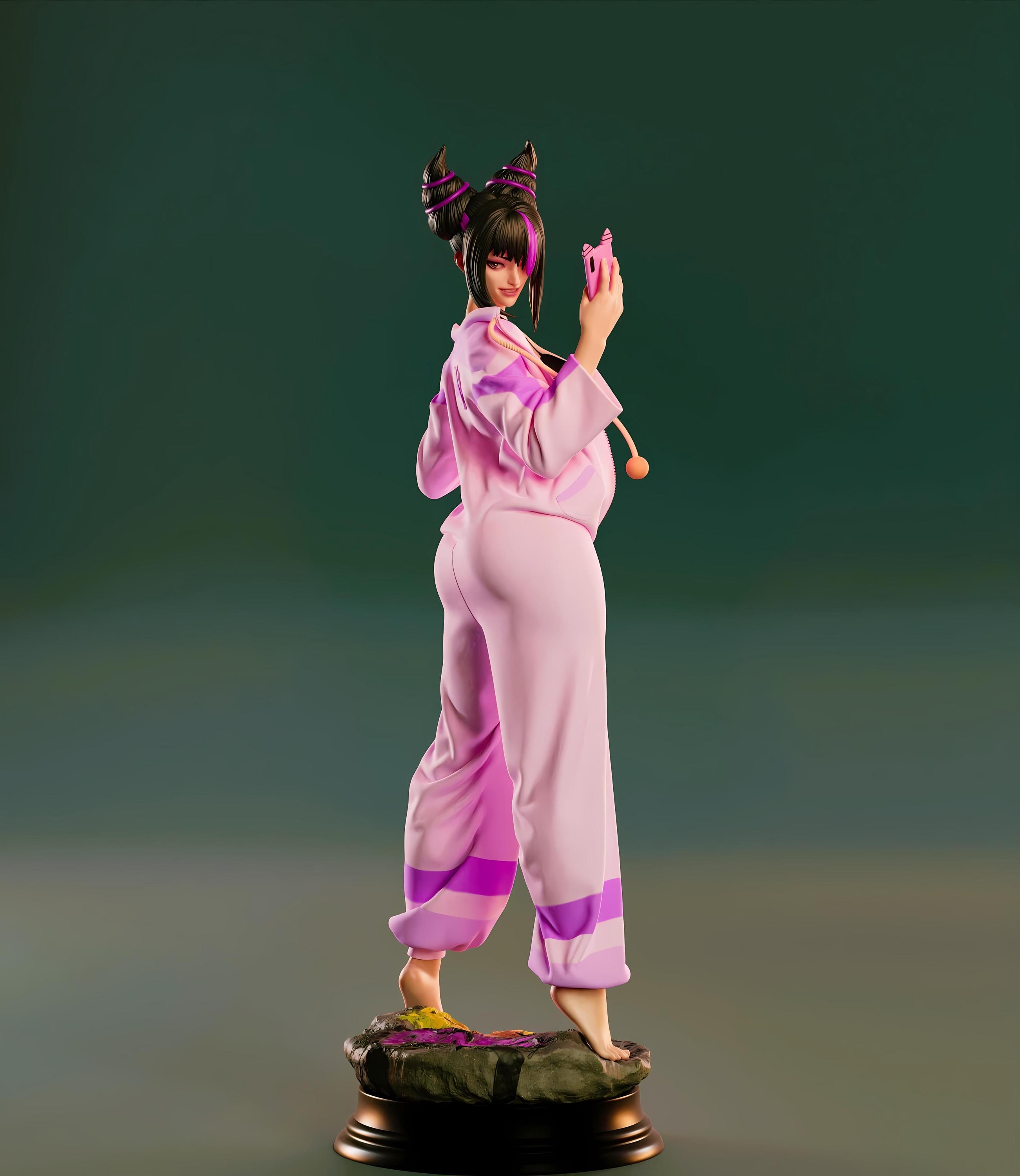 3D STL File Juri Han + Bikini Street Fighter Anime Print - Digital ...