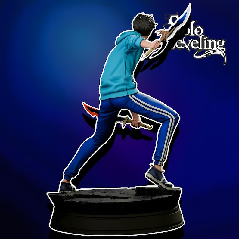 3D STL Figure to Print Sung Jin Woo Solo Leveling | Premium Anime Geek ...