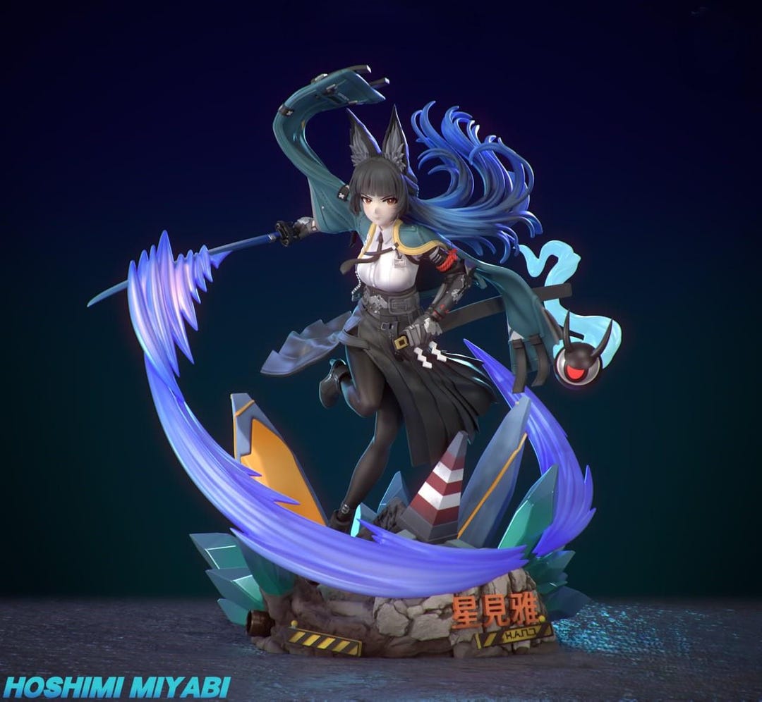 Diorama Miyabi Zenless | Garage Kit | | Garage Kit | Anime Figure ...