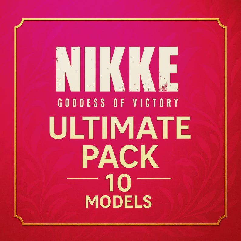STL Nikke V3 Figures – 10 Printable Manga Models | 3D Pack Premium ...