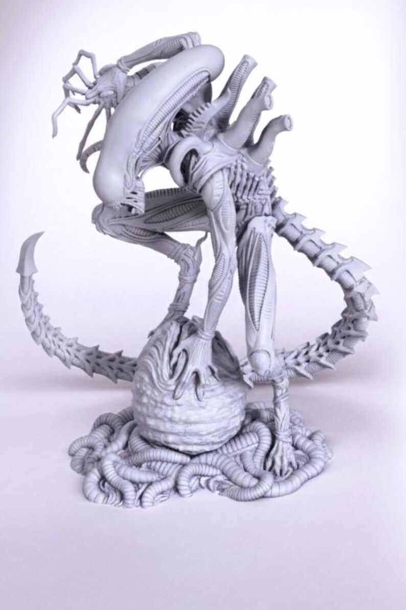 Alien Xenomorph 3D Printing Anime STL File - Digital Download - Etsy