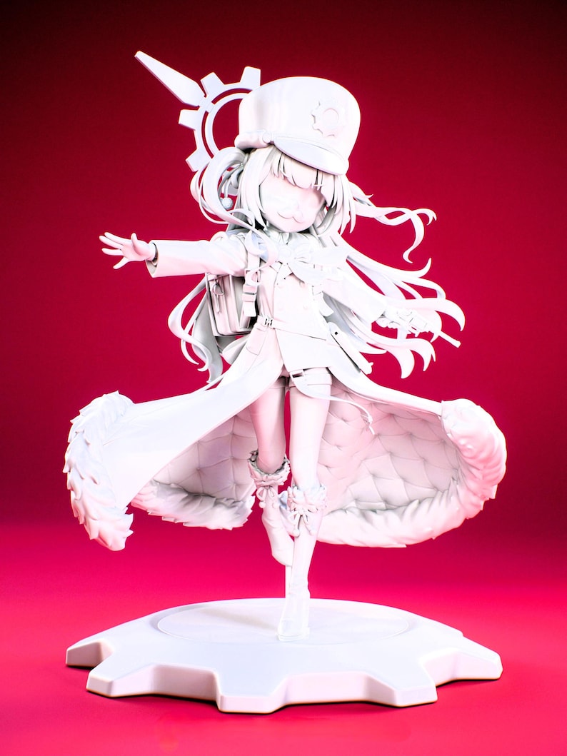3D STL File Renkawa Cherino Blue Archive Fanart Print - Etsy