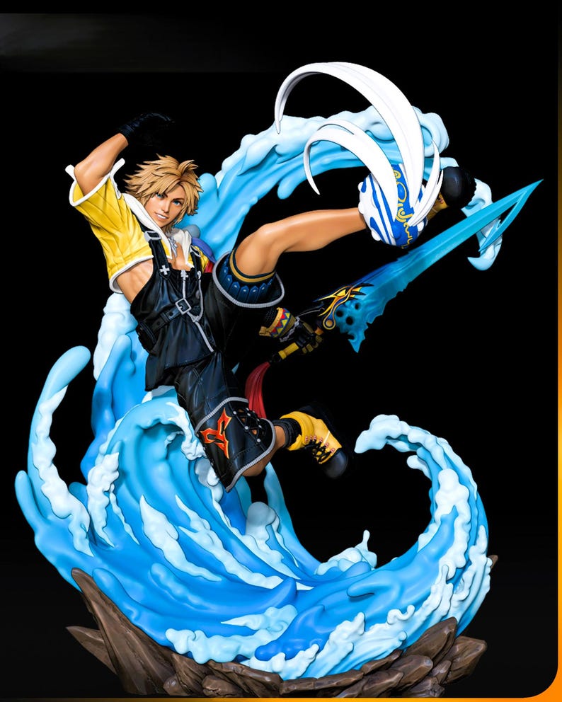 Tidus + BUST Finaltasy 10 Otaku 3D Print STL Figure | Premium Anime ...