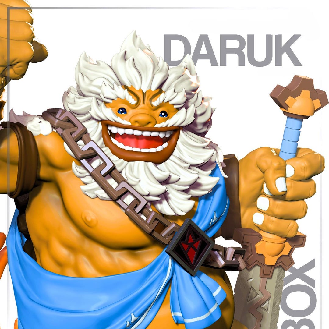 Figurine 3D STL à Imprimer Daruk Zelda Breath Of The Wild | Fichier ...