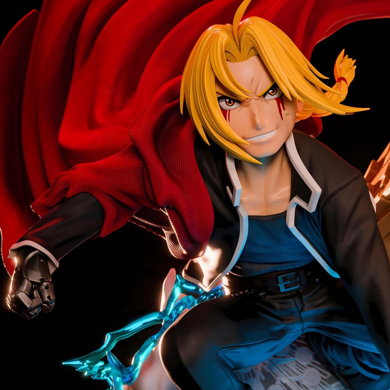 Edward 3D Print Anime STL File - Digital Download - Etsy
